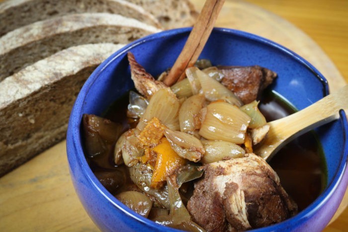 Slow Cooker Chicken Stifado (Greek Chicken Stew) - Mediterranean Living