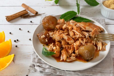 Slow Cooker Chicken Stifado (Greek Chicken Stew) - Mediterranean Living