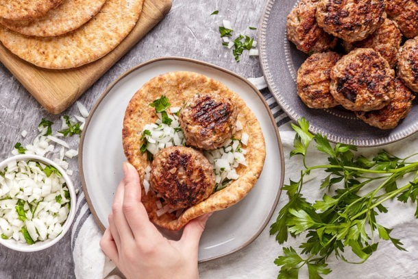 Armenian Losh Kebab (Lamb Burgers) - Mediterranean Living
