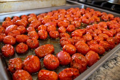 Roasted Cherry Tomatoes with Garlic and Balsamic - Mediterranean Living