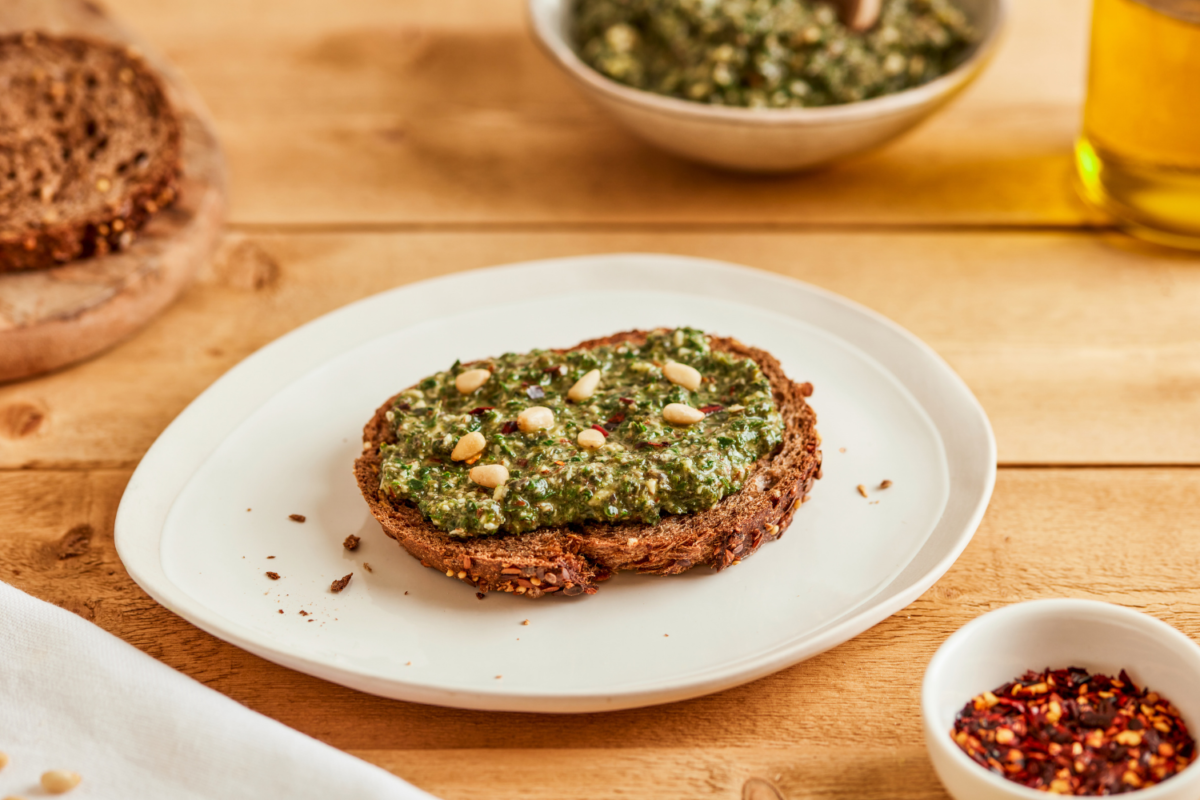 Authentic Italian Kale Pesto - Mediterranean Living