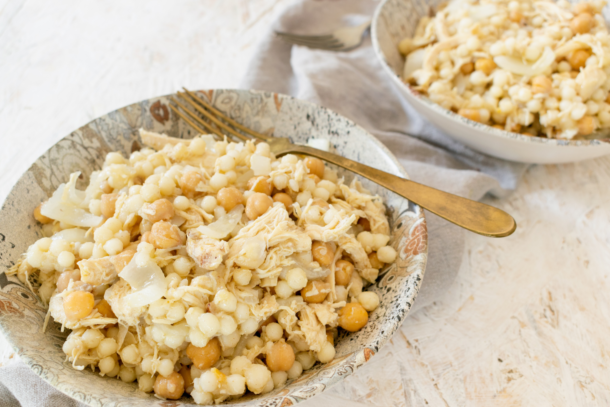 Moghrabieh with Chicken: Delicious Lebanese Couscous Recipe