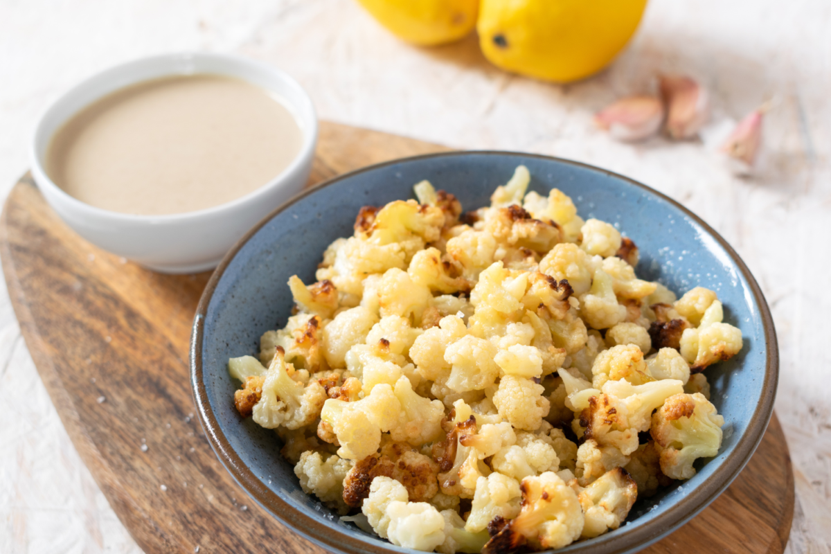 Fried Cauliflower Recipe with Tahini (Arnabit with Tarator)