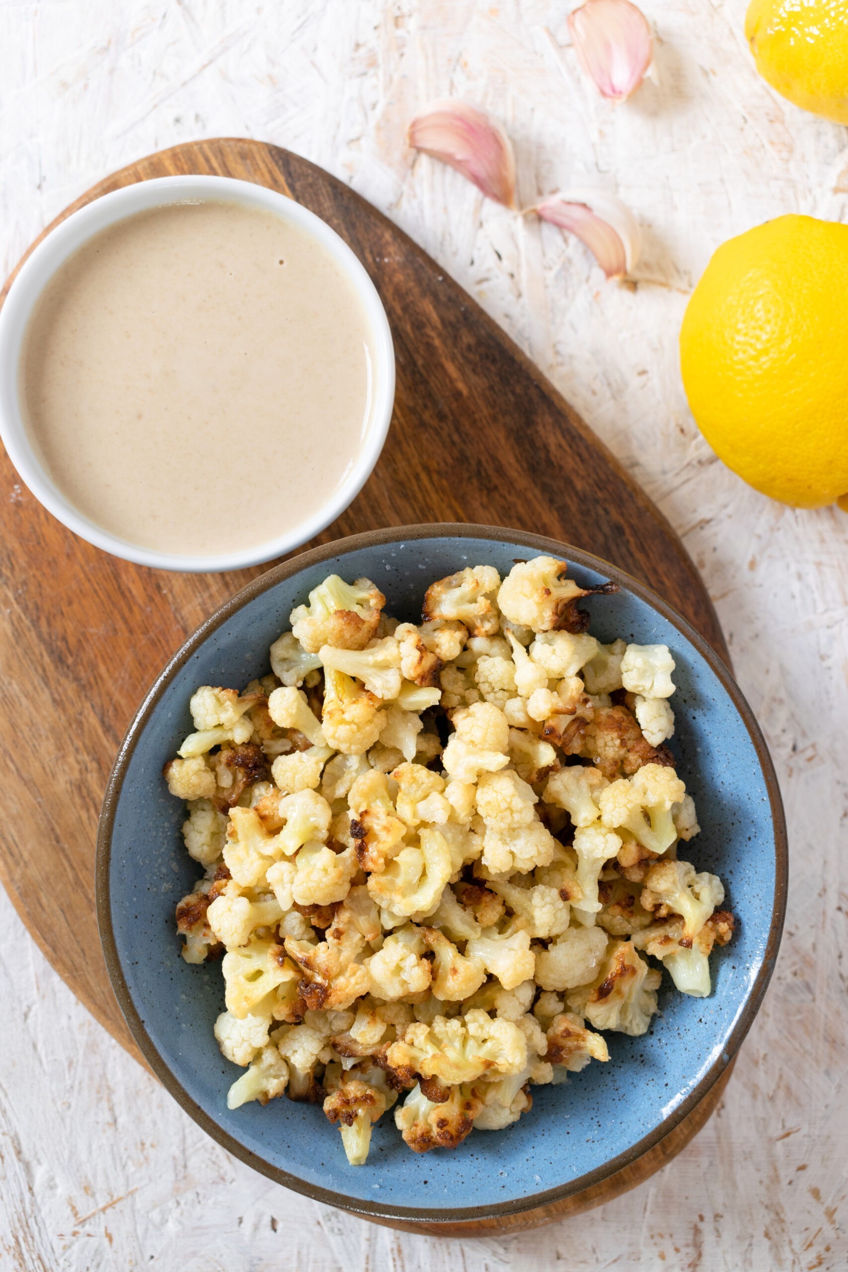 Fried Cauliflower Recipe with Tahini (Arnabit with Tarator)